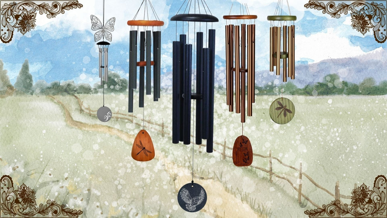 Wind Chime Symbols: Owl, Cardinal, Dragonfly, Butterfly Explained ...